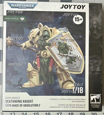 Warhammer 40K JoyToy Space Marine DARK ANGELS Deathwing KNIGHT w/ Mace ...