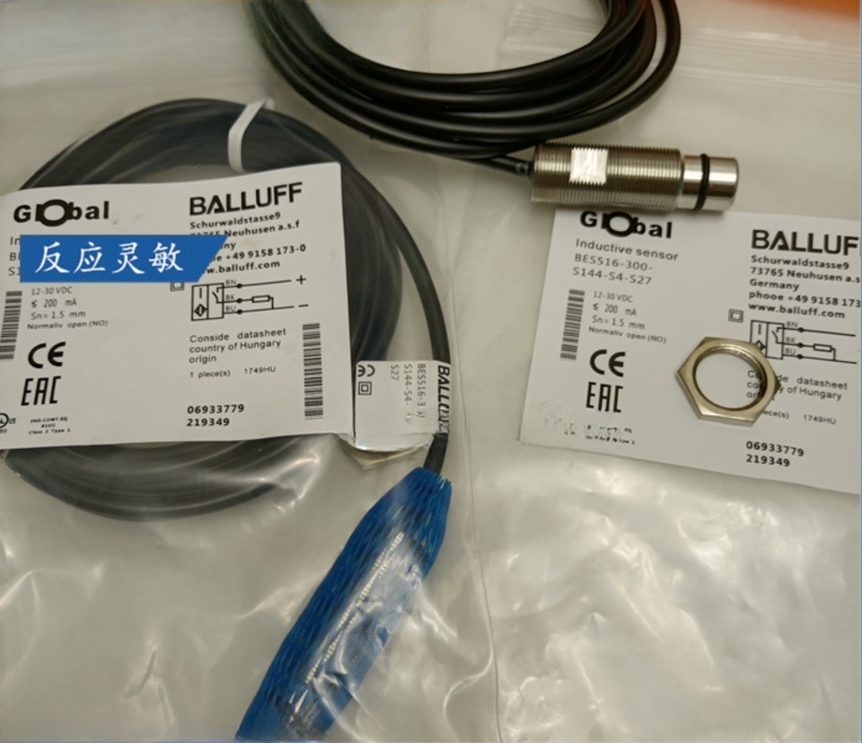 1PC NEW FOR BALLUFF Proximity switch BES516-300-S144-S4-S27 PNP sensor ...