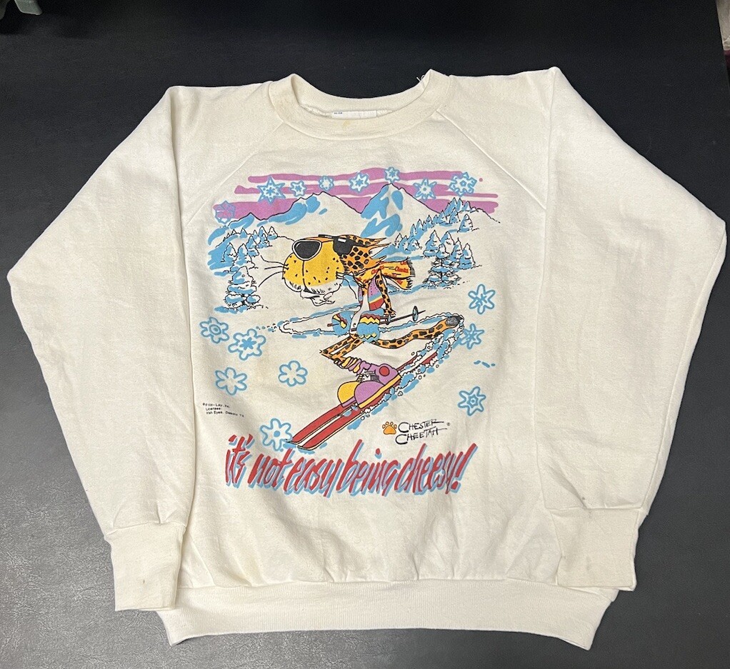 Vintage 80s Chester Cheetah Cheetos Sweatshirt Size L… - Gem