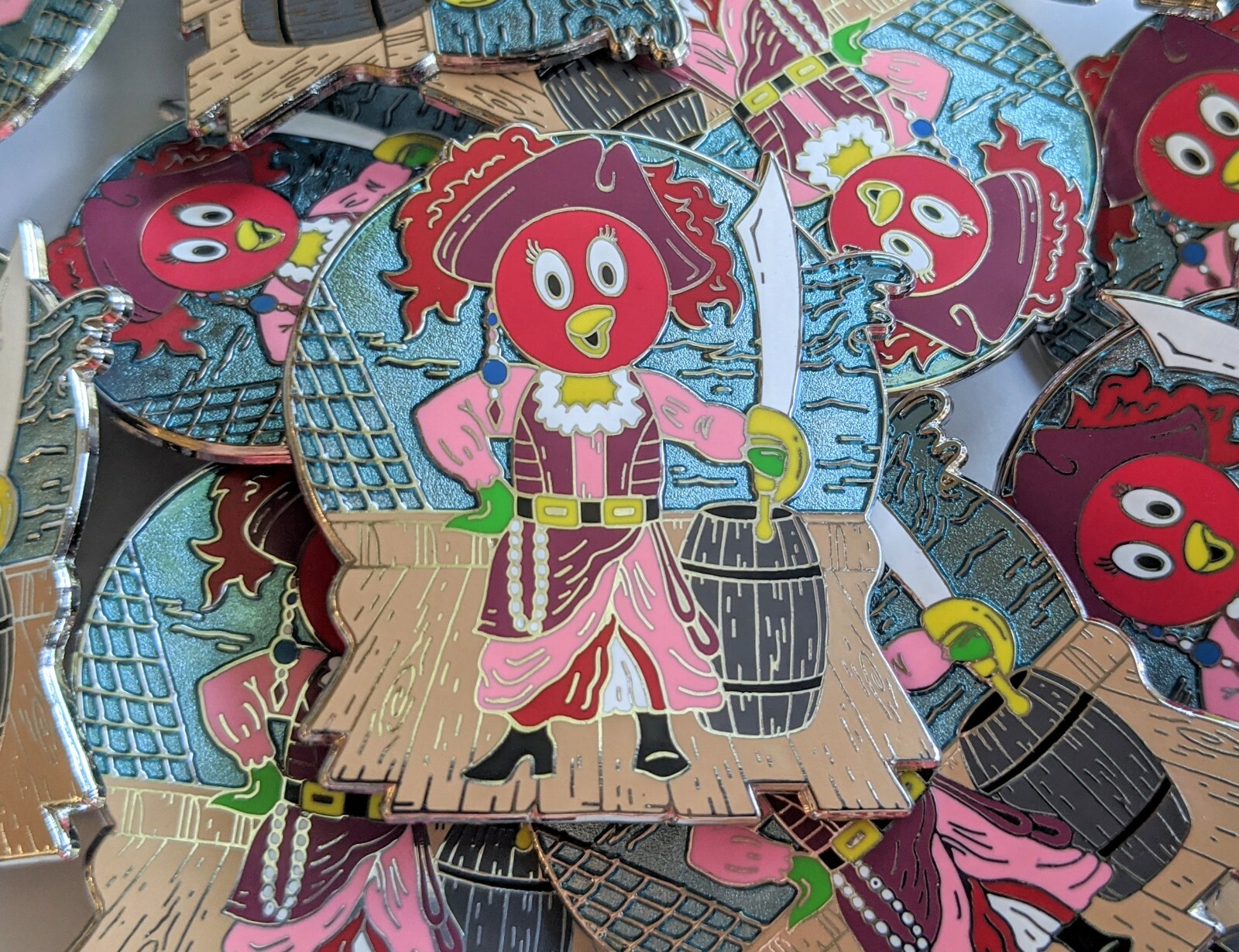 Orange Bird Pin TANGERINE BIRD! 2 inch fantasy Disney pin! | eBay