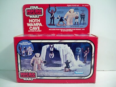 K23i0979 HOTH WAMPA CAVE W/ BOX 100% COMPLETE STAR WARS MICRO 1982 ...