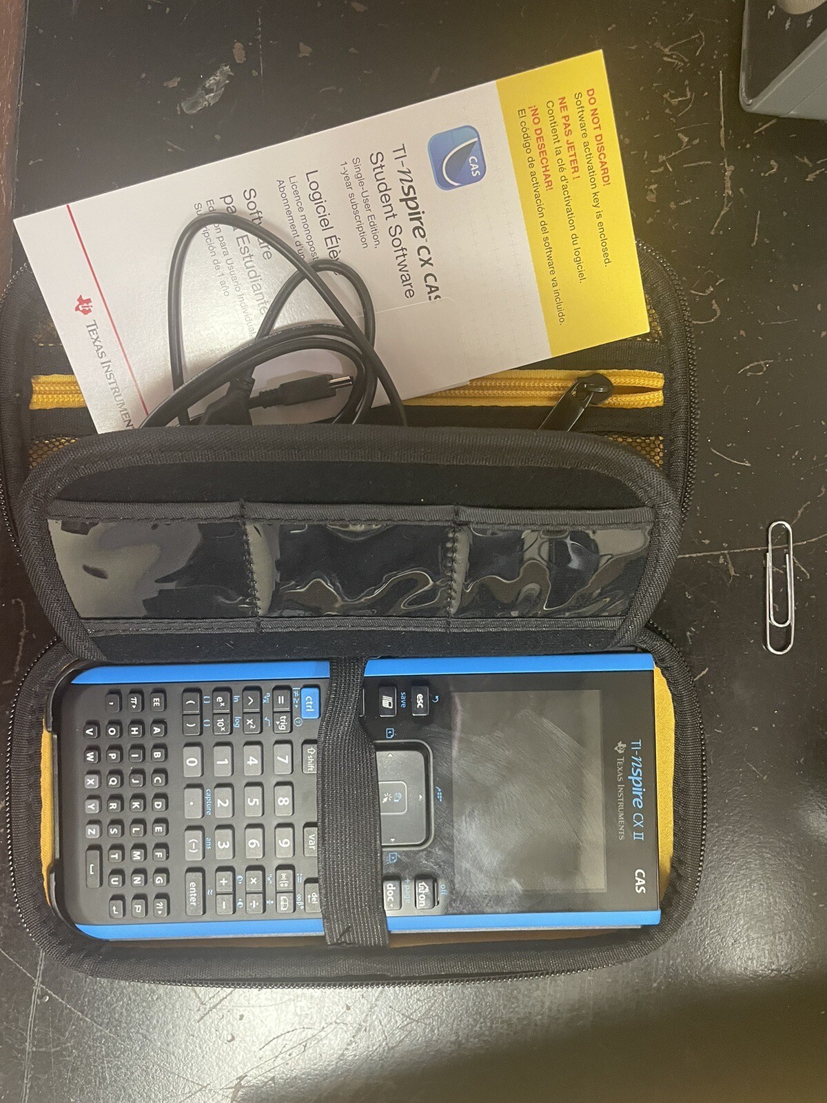 Texas Instruments TI Nspire CX II CAS Calculator With Premium Case And ...