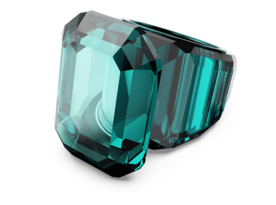 Swarovski 5607345 Anello cocktail Lucent Taglio ottagonale Verde | eBay