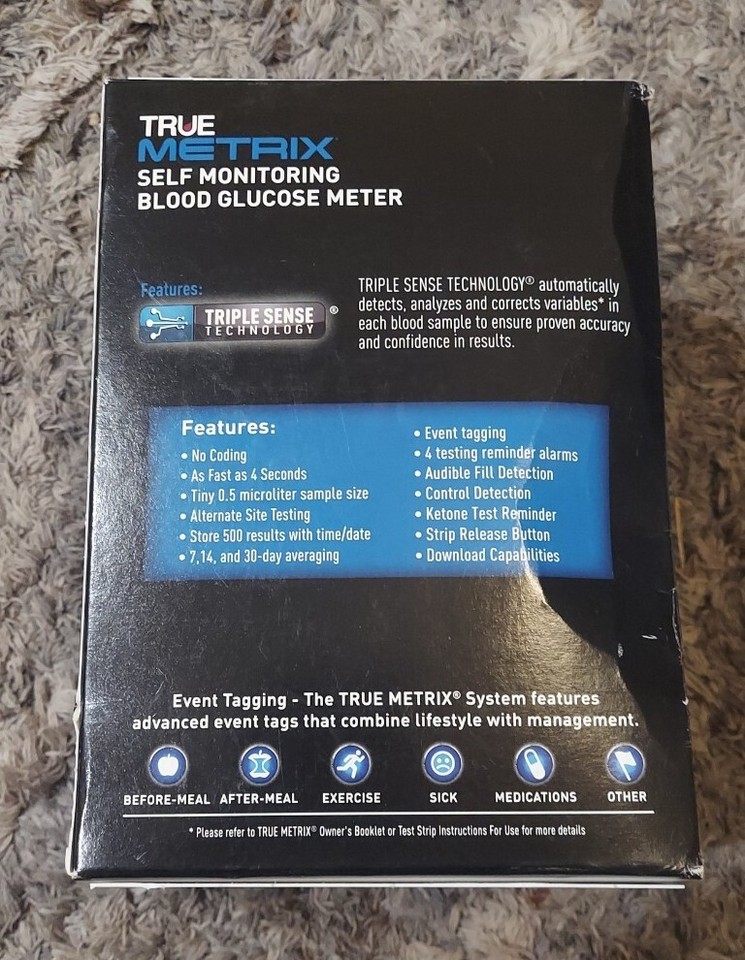 True Metrix Self Monitoring Blood Glucose Meter (METER ONLY) | eBay