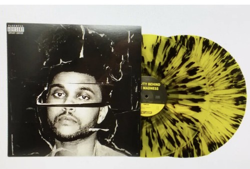 The Weeknd Beauty Behind The Madness 2-LP Black Splattered Yellow Vinyl ...