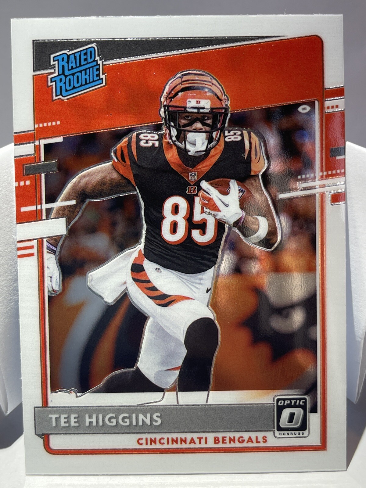 Tee Higgins Rookie Card 2020 Donruss Optic Football Rated Rookie #160 ...