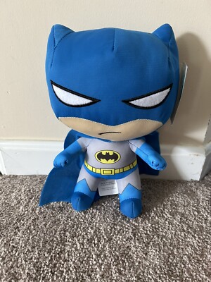 DC Comics Super Friends CUTE BIG HEADED Blue BATMAN 10” Plush STUFFED ...
