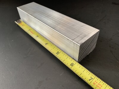 1-1/4" x 1-1/2” x 6" Long 6061 Aluminum Flat Bar Stock Solid T6511 ...