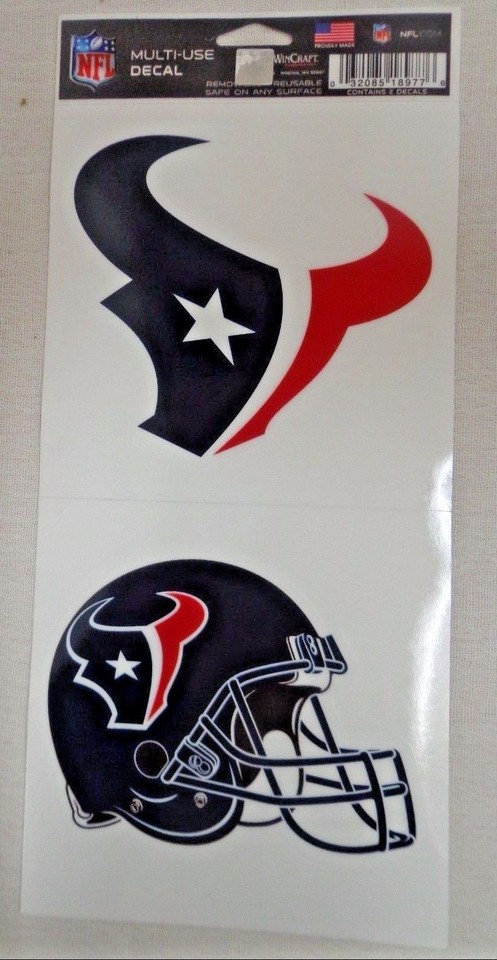 NFL Ultra Decals 2 Pack Set Removable Reusable Sticker Wincraft | eBay