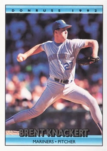 #608 Brent Knackert - Seattle Mariners - 1992 Donruss Baseball | eBay