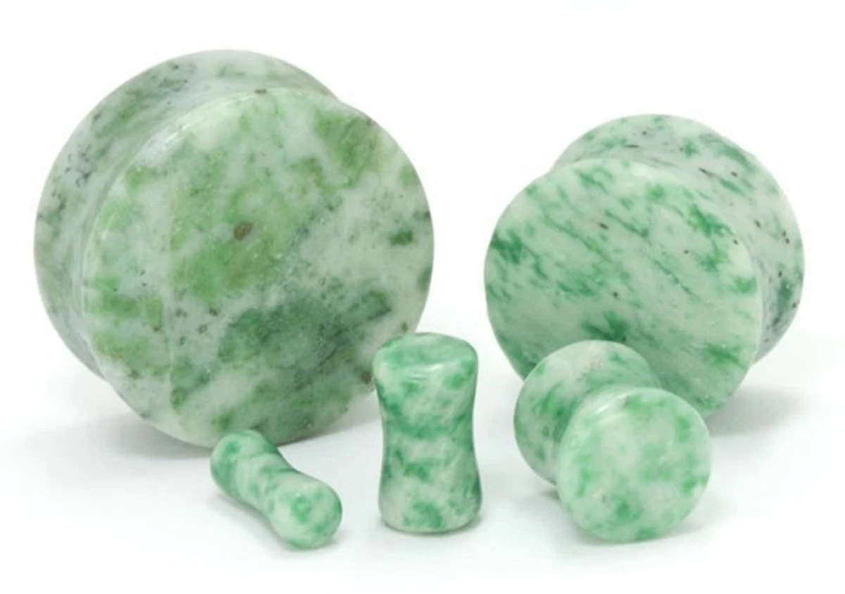 Qinghai Jade Stone Plugs, 57% OFF