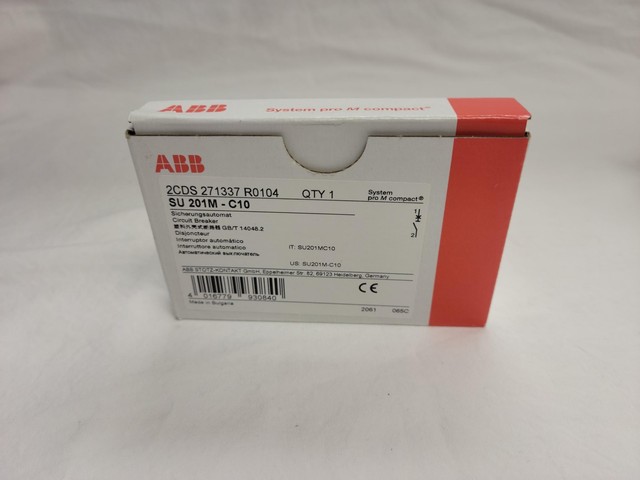 SU201M-C10 ABB Ul489 Miniature Circuit Breakers 1P C 10A 480/277 for sale online | eBay