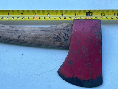 Old Antique Axe Hatchet , Red Blade Axe Hatchet Complete | eBay