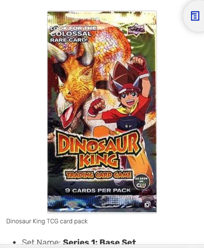 dinosaur king upper deck DKCG serie | eBay