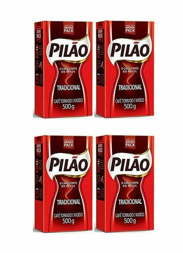Cafe Pilão - Tradicional (Traditional) 500g each - Brazilian Coffee ...