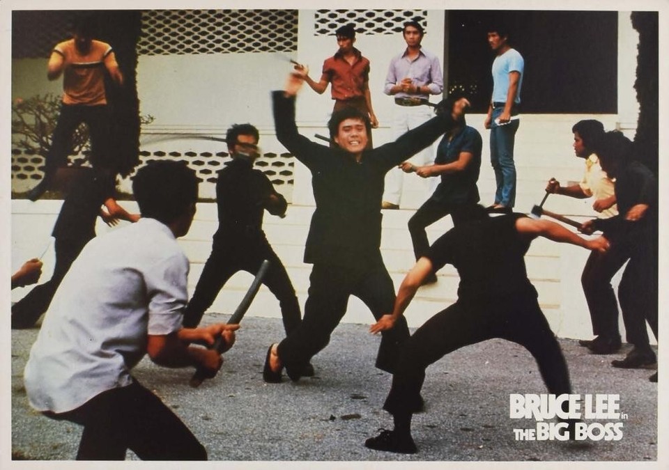 THE BIG BOSS BRUCE LEE ORIGINAL GREEK LOBBY CARDS MARTIAL ARTS 1971 | eBay