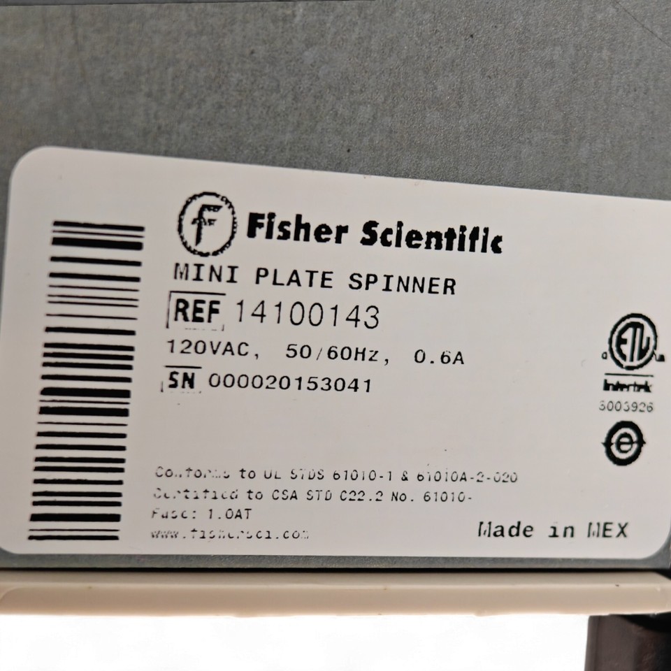 Fisher Scientific [14100143] Mini Plate Spinner Centrifuge - 2500 RPM ...