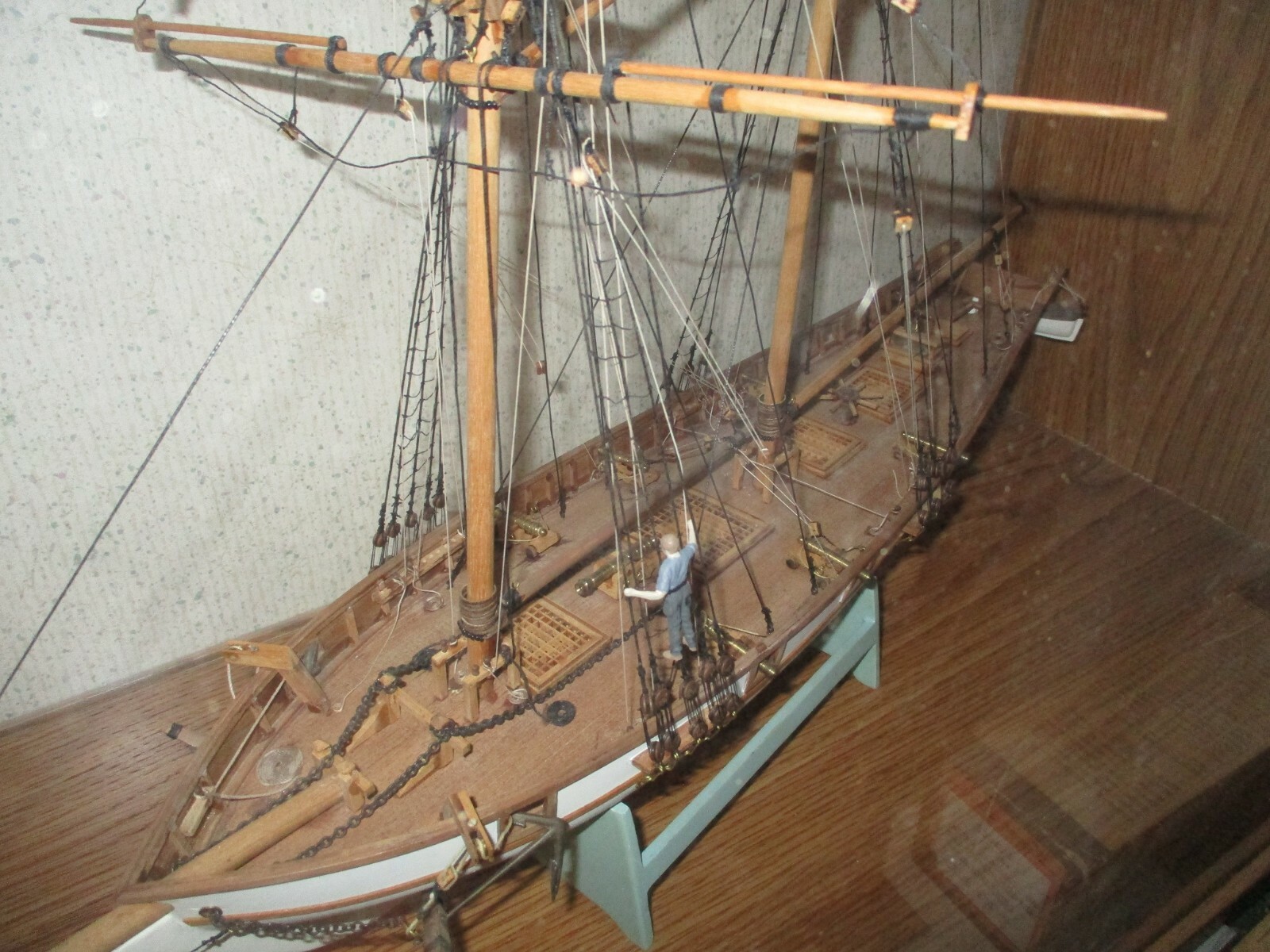 Albatross Built Wood Model Revenue Cutter 1:40 scale with cabinet, | eBay