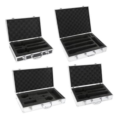 Microphone Carrying Case, Microphone Storage, Aluminum Microphone Box ...