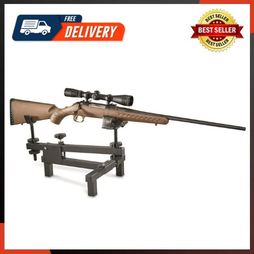 Shooting Rifle Bench Rest for Outdoor Range, Adjustable Portable Stand ...