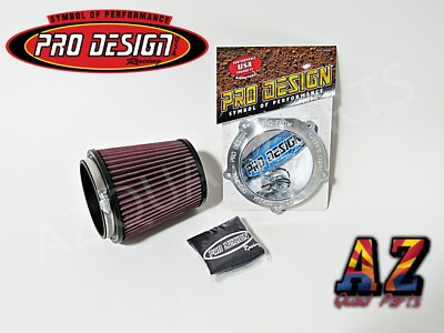 Pro Design Pro Flow K&N Air Filter Intake Kit Yamaha YFZ450 YFZ 450 ...