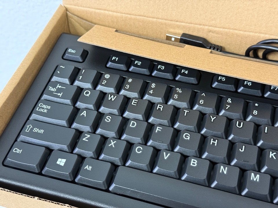 HP PR1101U Wired Keyboard with Number Pad, Black | eBay