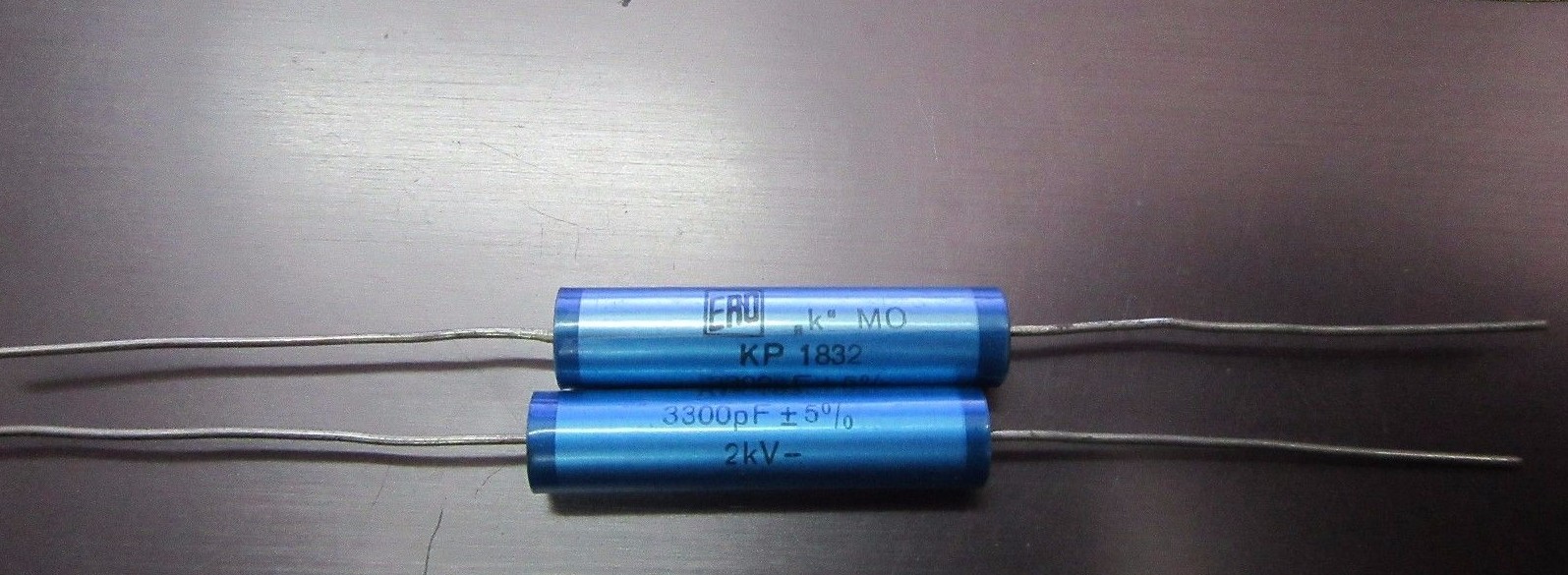 2x NOS ERO KP1832 3.3nF 2KV 3300pF 2000V Hi-End Tube amp Film Audio! | eBay