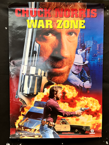 WAR ZONE Australian One Sheet Video Poster TV Movie 90s VHS Era Chuck ...