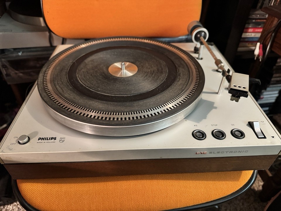 Philips 212 Vintage Turntable For Parts/Repair - Read Description | eBay