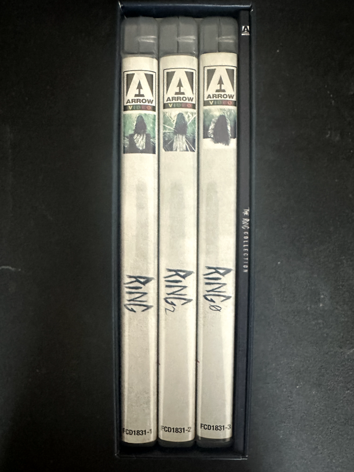 THE RING COLLECTION Blu-ray Box Set Region B Arrow EX OOP RARE Ringu ...