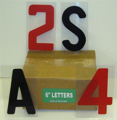 Sign Lettering - Plastic Letters