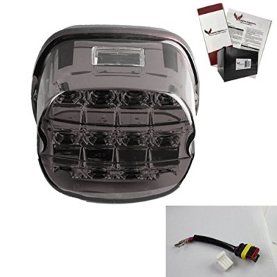 Eagle Lights Harley Layback Smoked LED Tail Light | 8900TL4S | Black ...