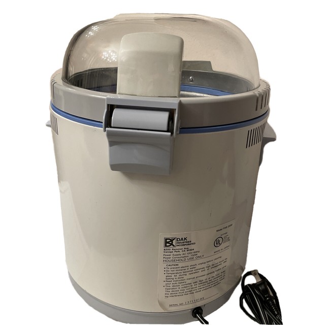 DAK Turbo Baker IV Dome Lid Bread Machine & Dough Maker Fab-2000 Works ...