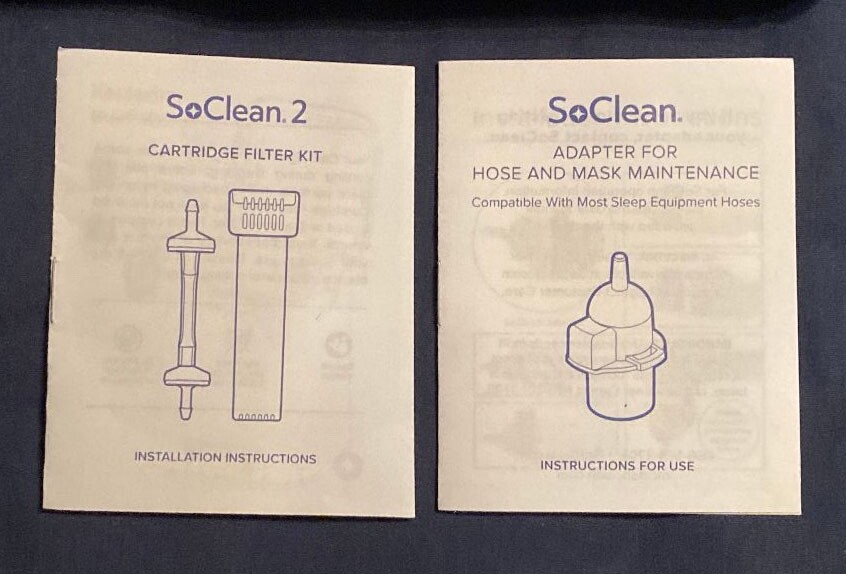 SoClean 2 Double Cartridge Filter Kit With Hose & Mask Adapter New in ...