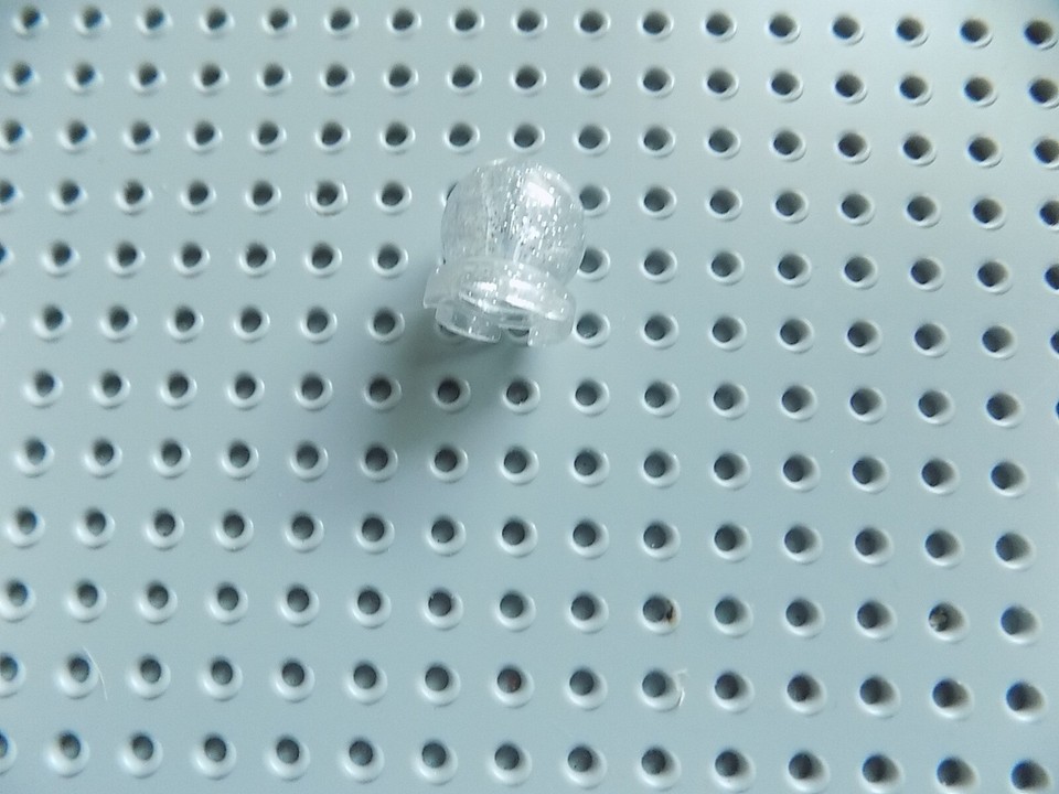 Lego Glitter Trans-Clear Minifigure, Utensil Crystal Ball Globe 2 x 2 x ...