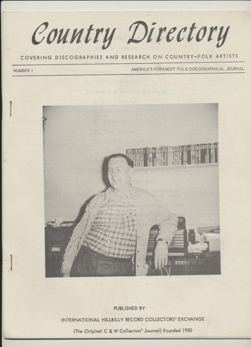 Country Directory Magazine # 01 Nov 1960 International Hillbilly Record ...