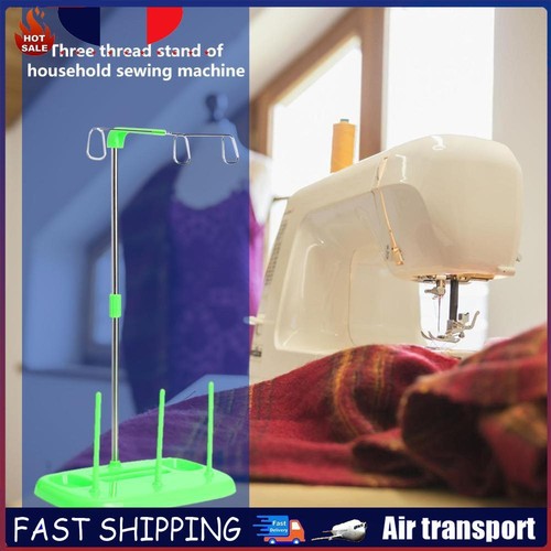 3 Spool Thread Holder Stand Embroidery Wire Rack for Household Sewing ...