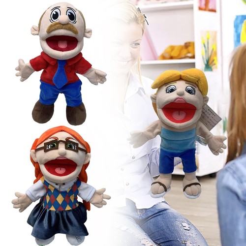 40cm Jeffy dad mum Puppet Hat Hand Jeffy Plush Cosplay Toy Stuffed Doll ...