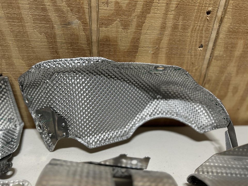 2022 Ferrari 488 Evo Challenge Engine Bay Exhaust Heat Shields OEM EVO ...