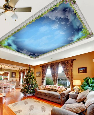 3D Blue Mist 977 WallPaper Murals Wall Print Decal Wall Deco AJ ...