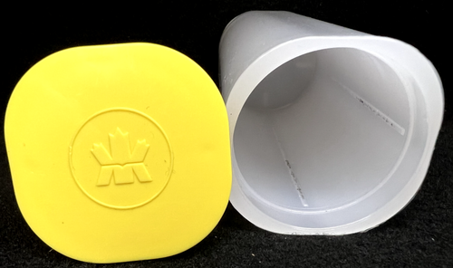 EMPTY - 1 oz Silver Maple Leaf Coin Tube (Used; Yellow Top) | eBay