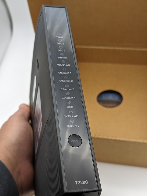 Action-Tec Kinetic Windstream T3280 Bonded VDSL2 Modem - Black for sale ...