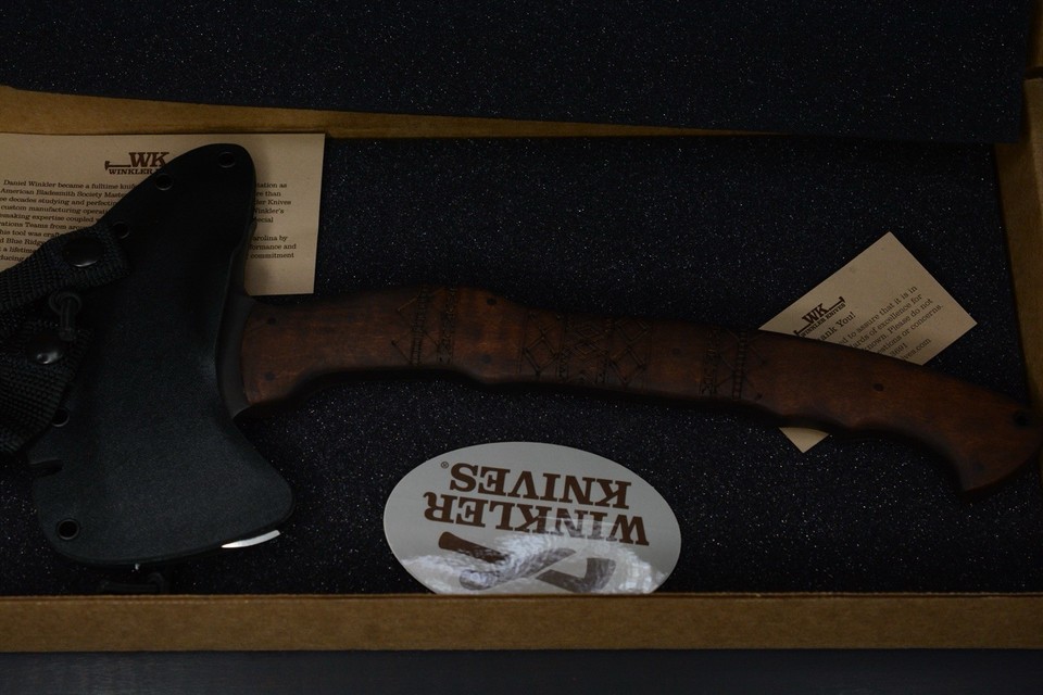 RARE Winkler RND Tomahawk Tribal Full Size Maple Handles Seen On ...