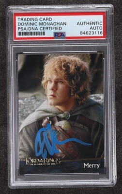 Dominic Monaghan Signed 2002 Lord of the Rings Return of the King 14 ...