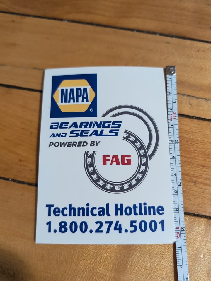 Napa Bearings And Seals Sticker | eBay