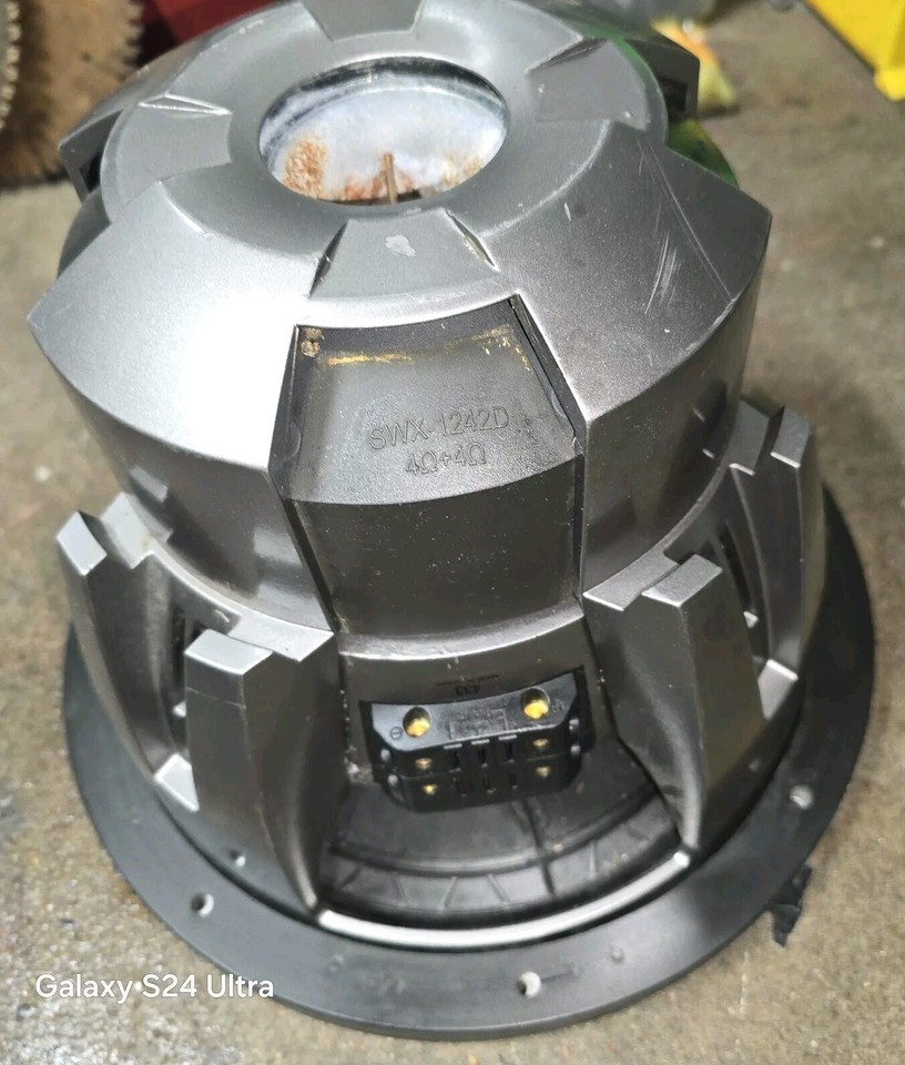 Alpine Type X 12 SWX-1242D DUAL 4 OHM DVC Subwoofer for PARTS/REPAIR | eBay