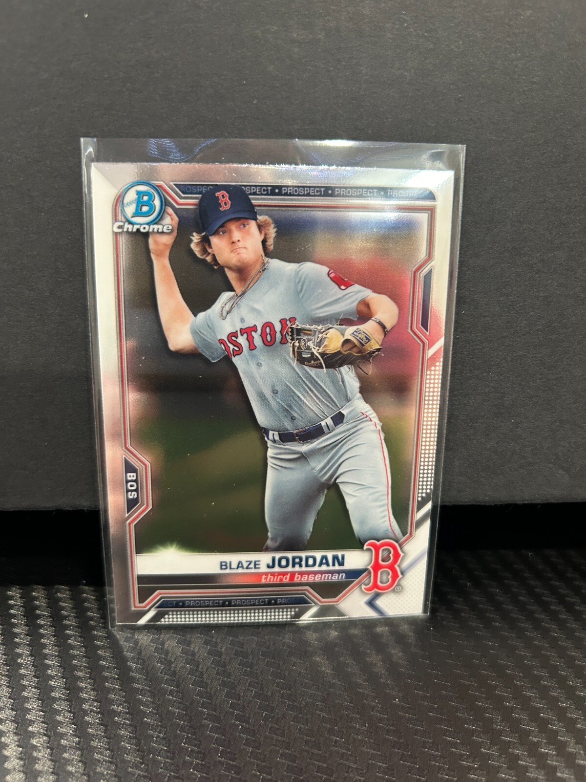 Blaze Jordan 2021 Bowman Chrome #BCP-195 Boston Red Sox Baseball Card ...