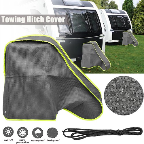 Universal Waterproof Caravan Drawbar Trailer Towing Tow Hitch Cover ...