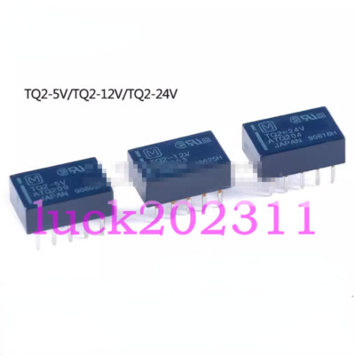 1pcs NEW Signal relay TQ2-5V 12V 24V two open two closed 1A 10 pin #YT ...