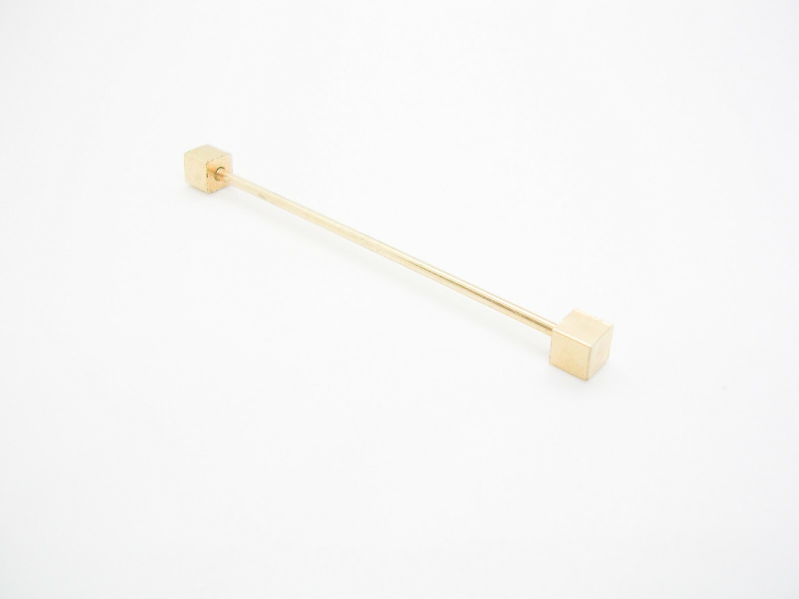 Vintage Collar Bar Cube End Collar Pin Shirt Accessory Men Wedding ...